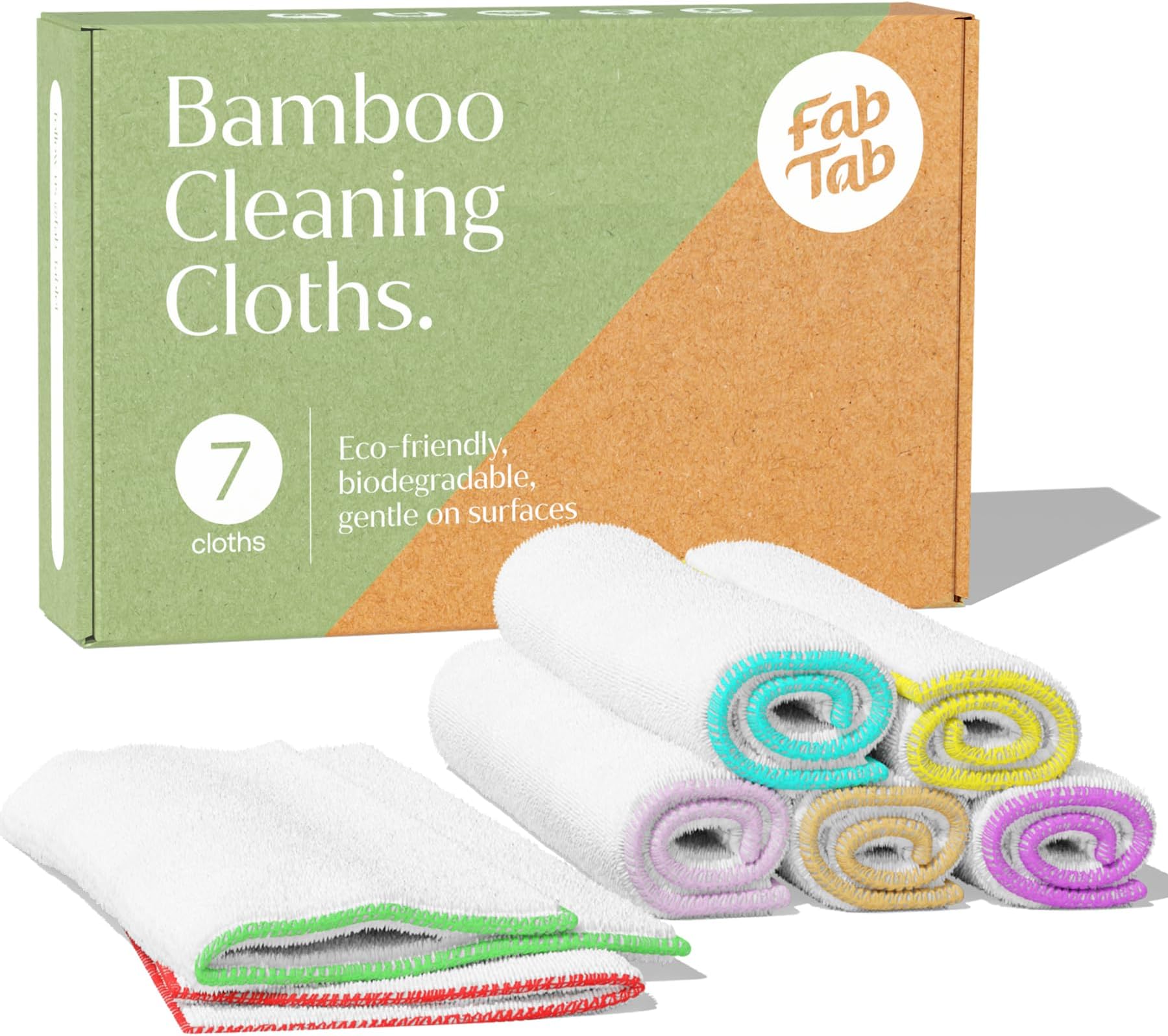 Amazon.com: Simply Natural Wood Fiber Cloth, 6 Pack Dish Cloths, Odor ...