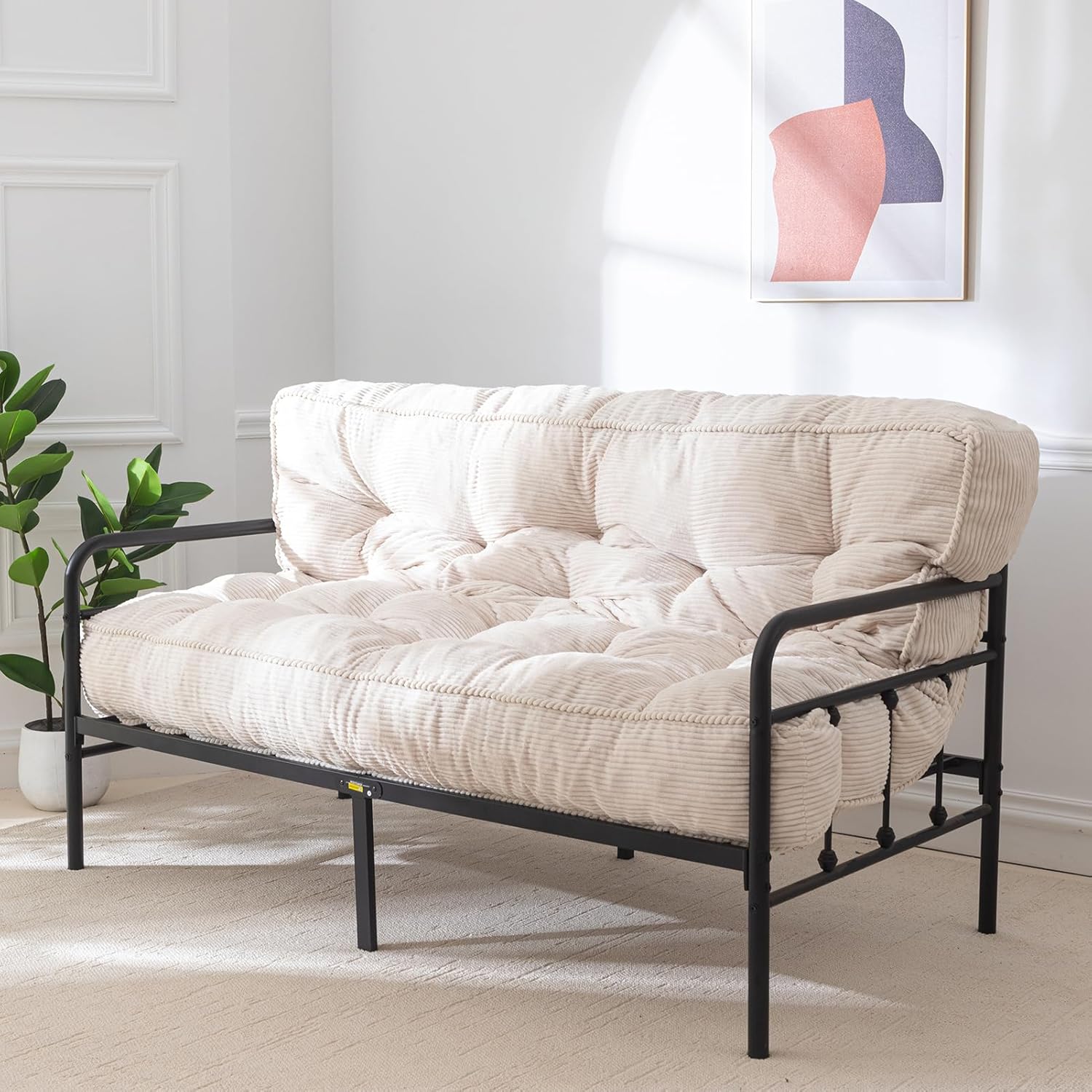 Amazon.com: MAXYOYO 8" Futon Mattress, Thick Corded Fabric Floor Futon ...