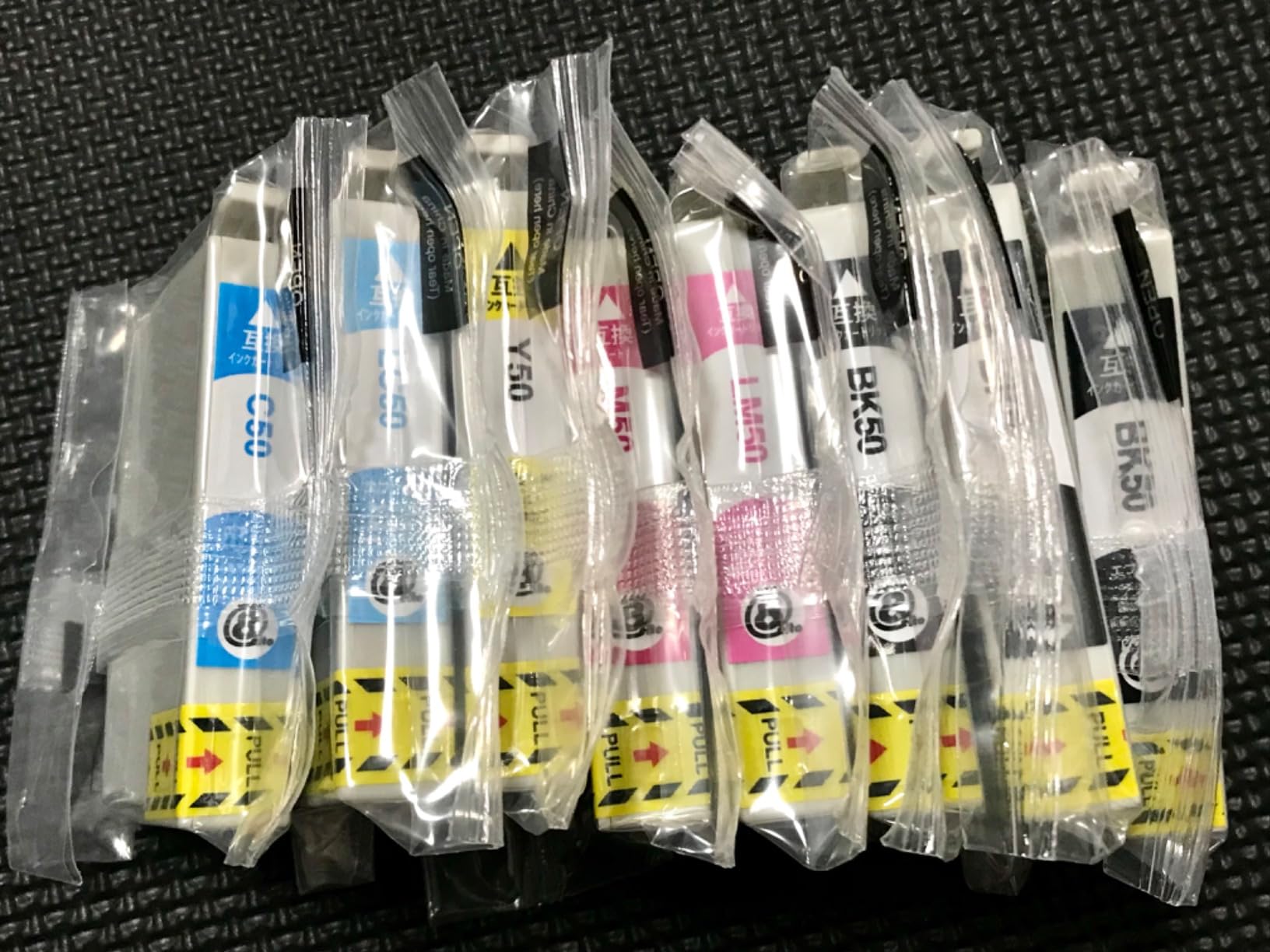 Amazon.co.jp: C-JETANK インクカートリッジ IC6CL50 「 ふうせん 」 エプソン用 新互換インク インクのMint製 IC50 (BK×3/C/M/Y/LC/LM ...