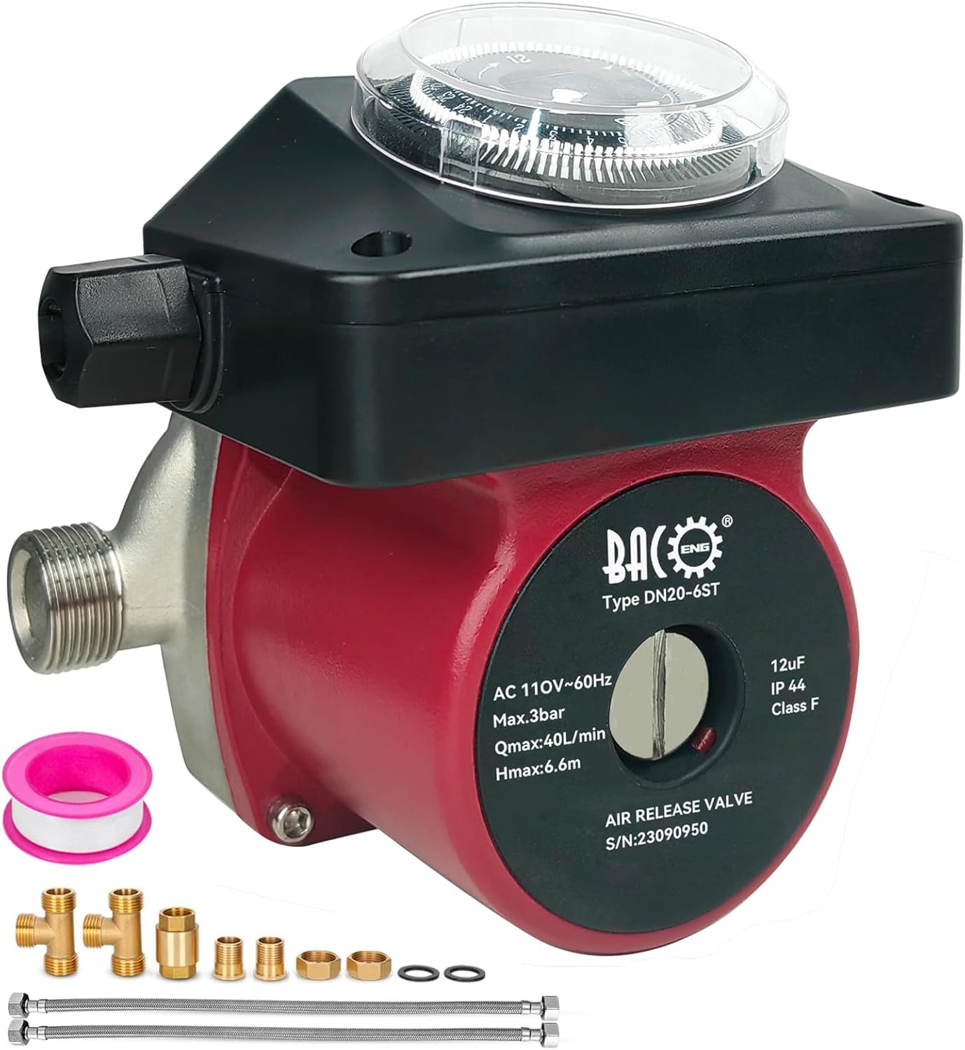 BACOENG Hot Water Recirculating Pump, Auto Start/Close Water ...