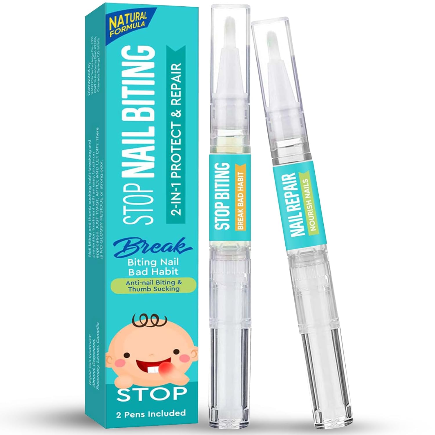 Amazon.com : Nail Biting Treatment for Kids,Natural Herbal Nail Biting ...