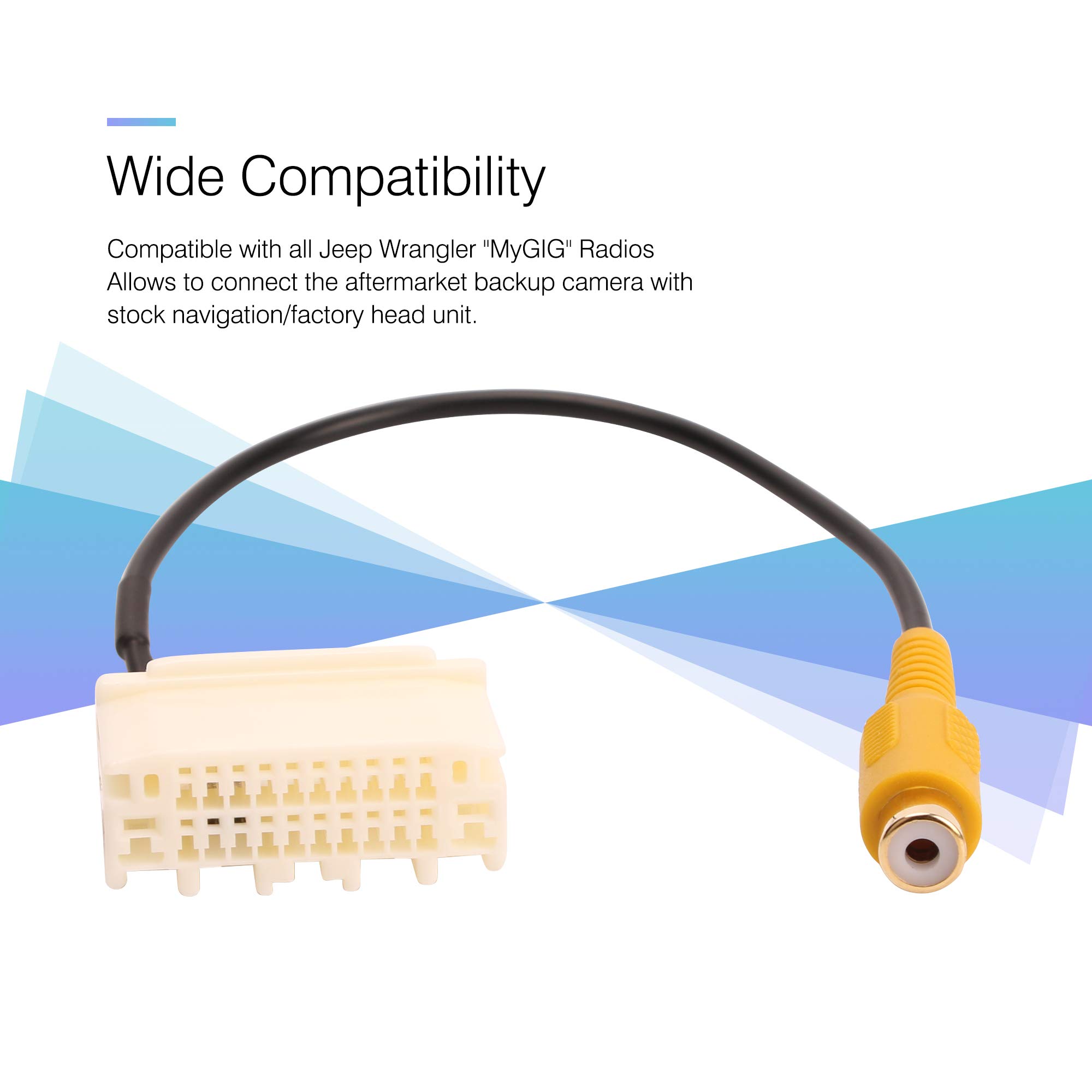 Snapklik.com : RDBS Backup Camera Wiring Harness For 2007-2016 Chrysler