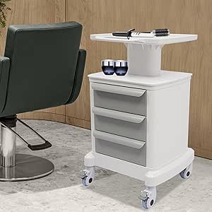 Amazon.com: Mobile Medical Trolley Cart 110LBS Load Portable ...