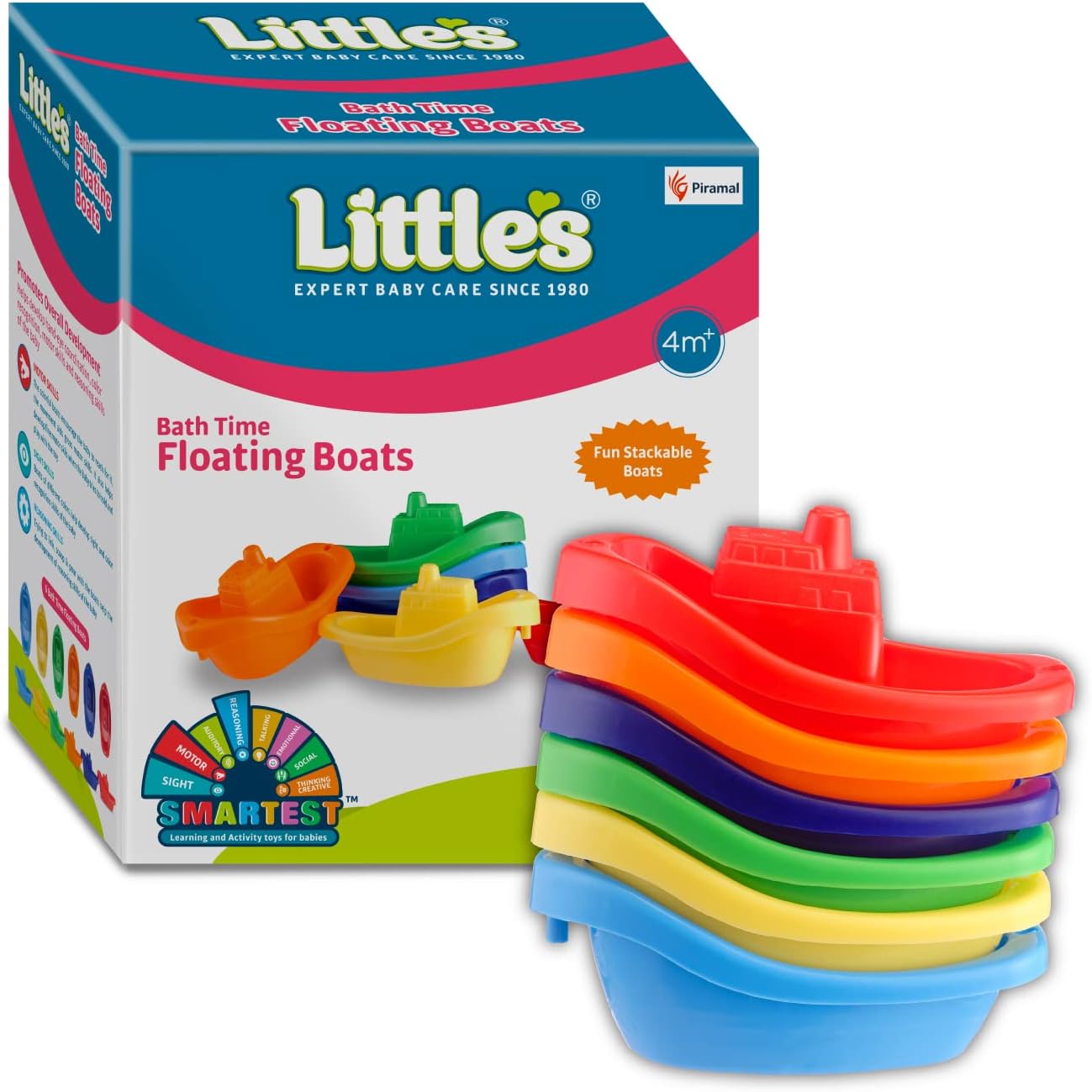 Buy Little’s Bath Time Floating Boats | Bath Toys for Kids ...