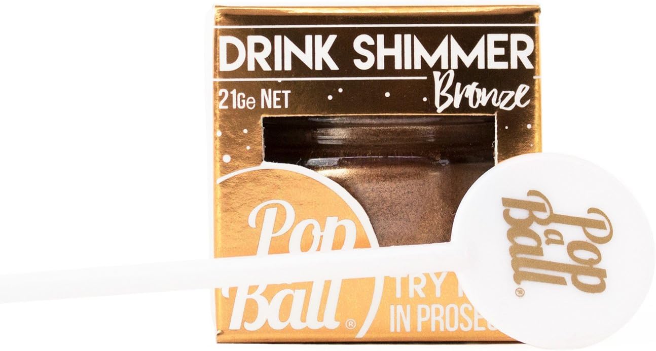 Popaball Bronze Drink Shimmer + Free Popaball Stirrer : Amazon.co.uk ...
