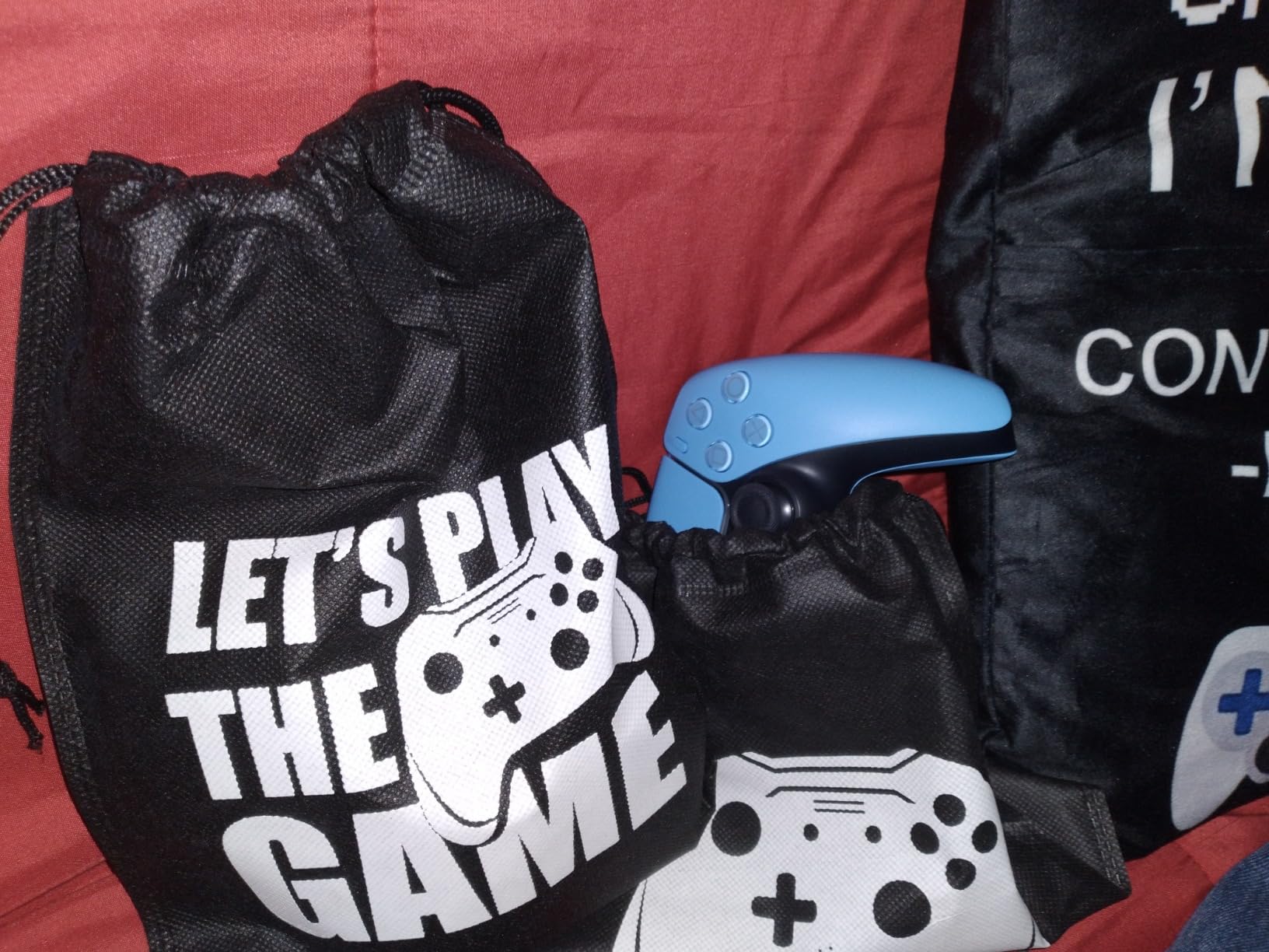 Aisonbo Video Game Party Favors, 24 Pieces Video Game Drawstring Bags ...