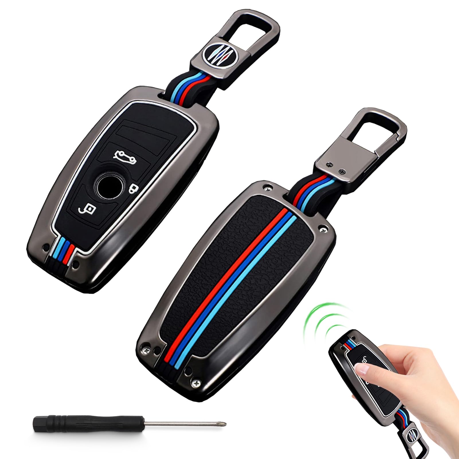 Bmw Key Cover, Fluorescent Bmw Key Fob Cover Zinc Alloy, Zinc Alloy Car ...