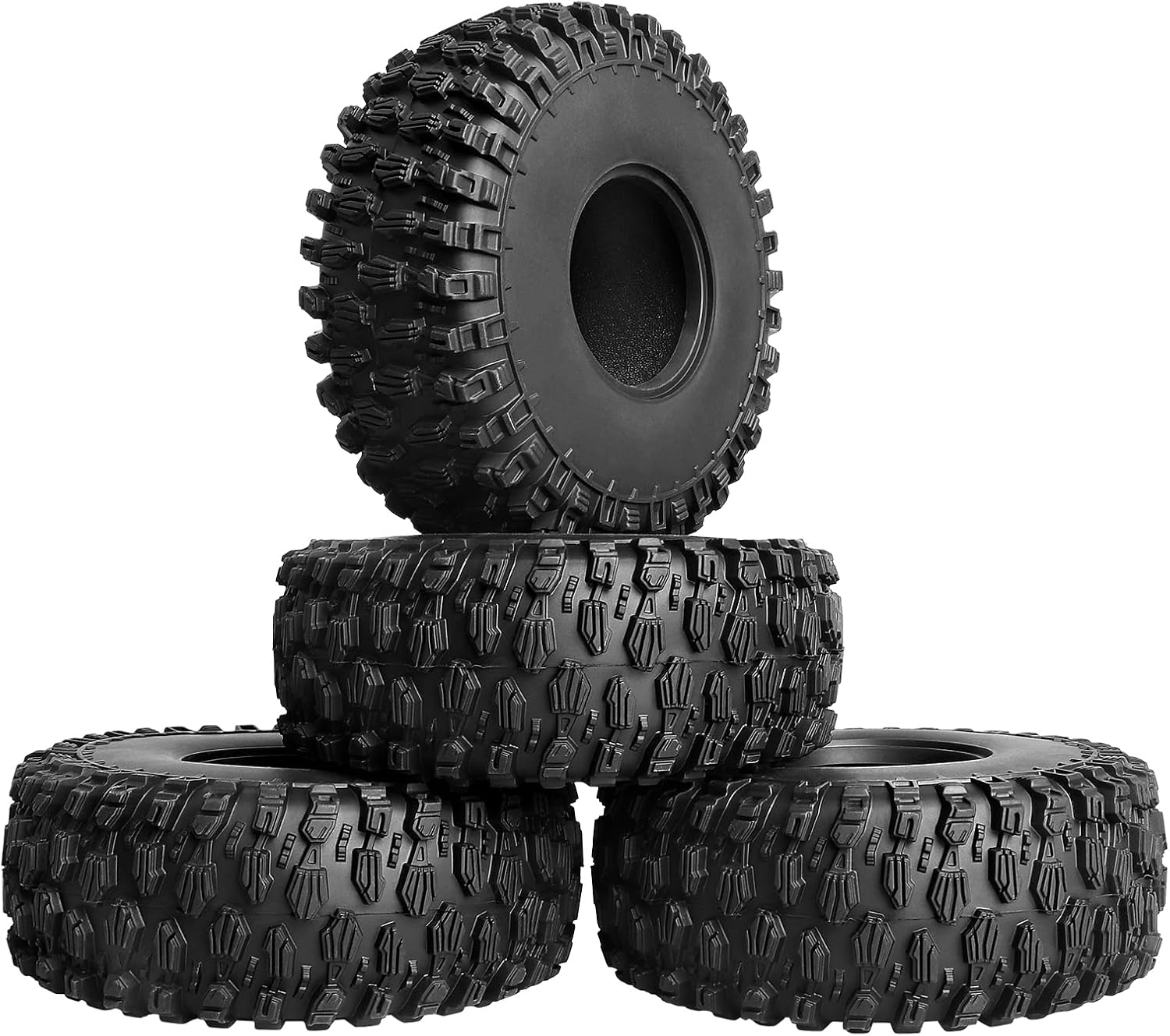 Amazon.com: AllinRC 1/10 RC Crawler Tires 2.2inch for Traxxas TRX-4 ...