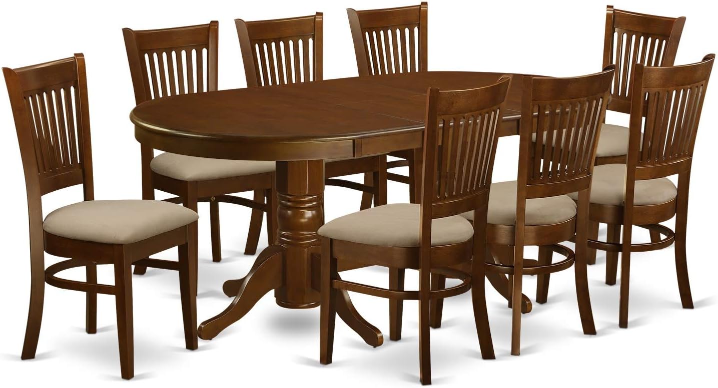 Amazon.com - Kitchen Furniture Set 9pc Formal Dining Table Set Include ...