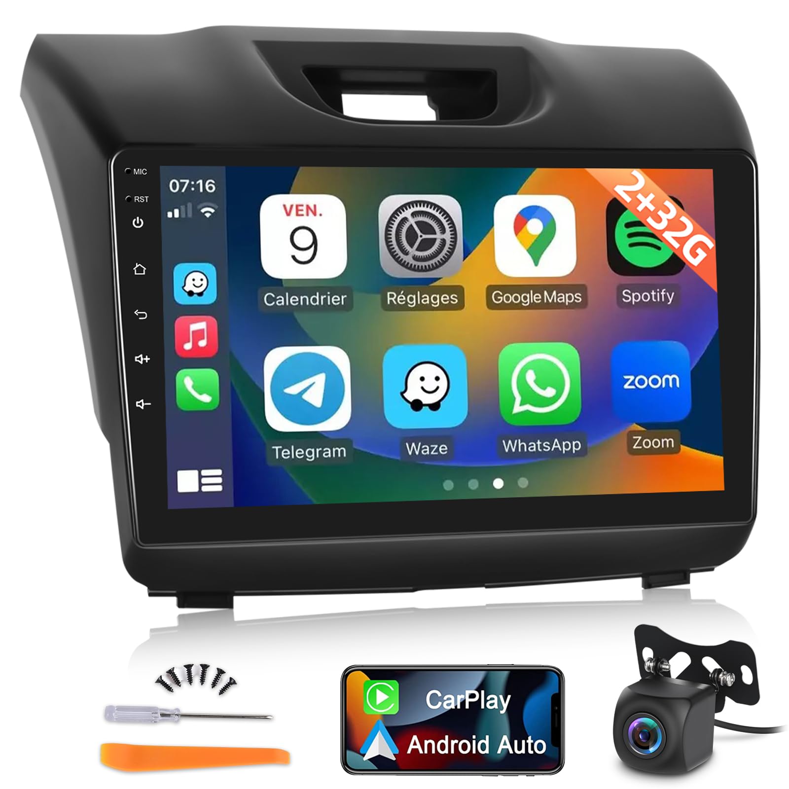 Amazon.com: Android 13 Car Stereo for Isuzu DMAX and Chevrolet ...