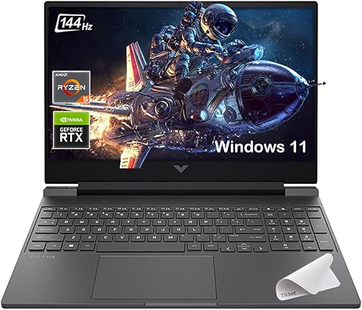 Amazon.com: HP Victus 15.6" 144Hz Full HD Gaming Laptop - AMD Ryzen 7 ...
