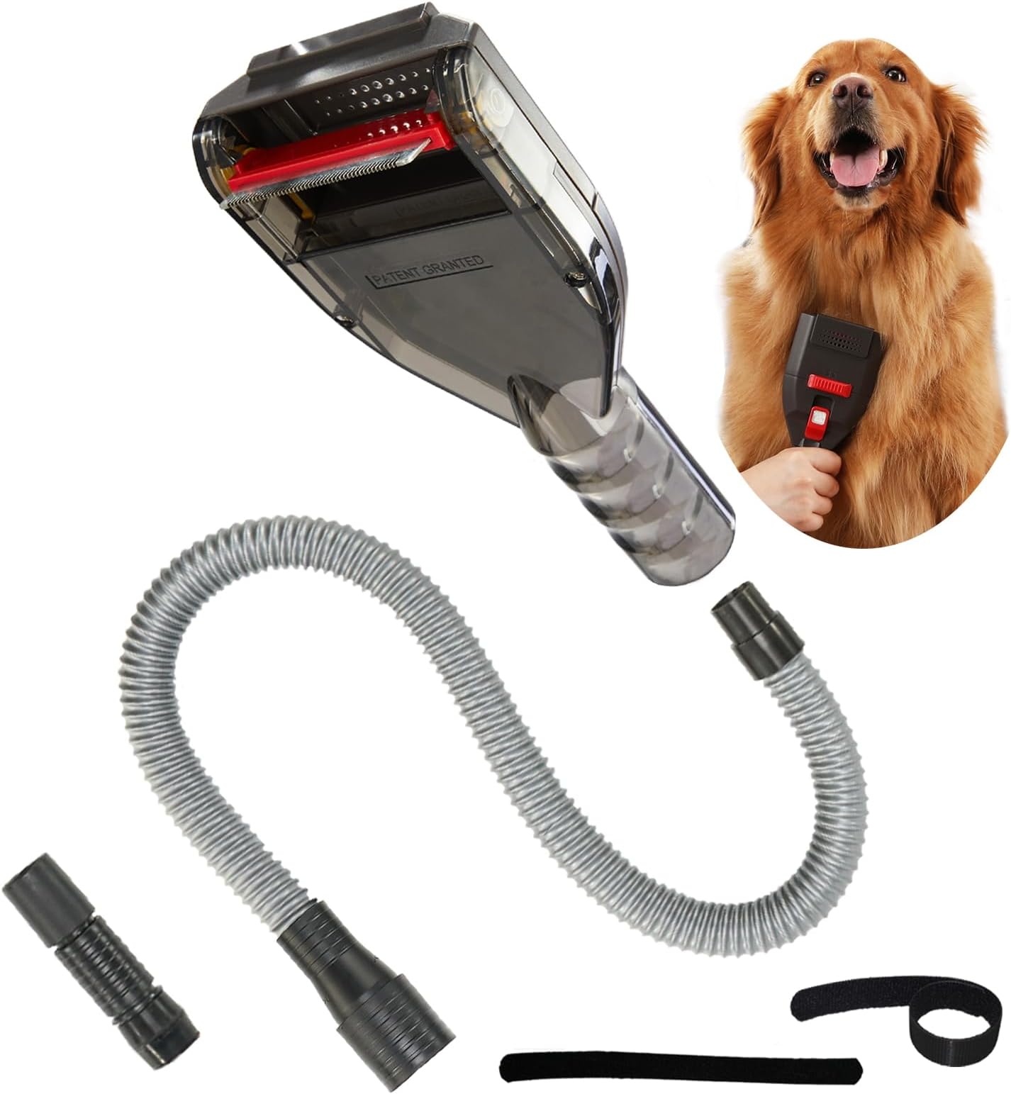 Amazon.com: Pet Hair Dryer with Slicker Brush - 3 Heat Settings, One ...