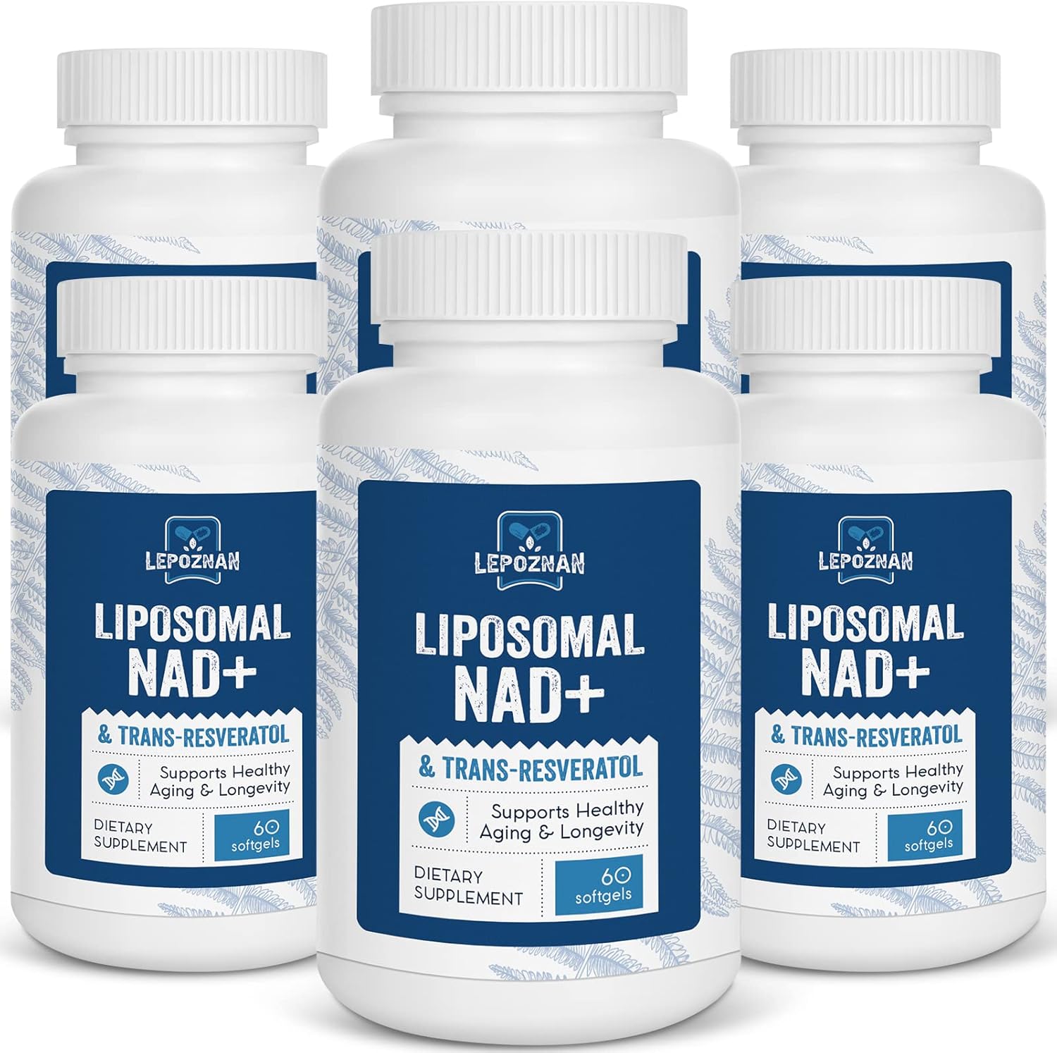 Amazon.com: Liposomal NAD+ 500 mg + Trans-Resveratrol 300 mg, Superior ...