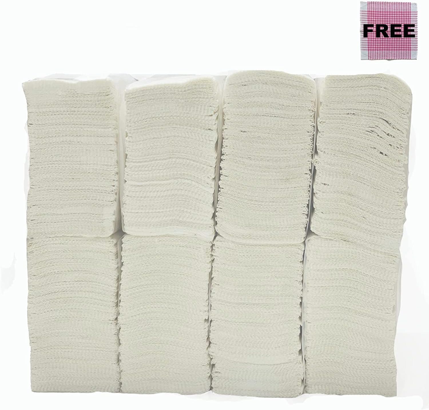 Ella M Fold Tissue Paper - Pack of 8 Packets (800 Sheets) With Check ...