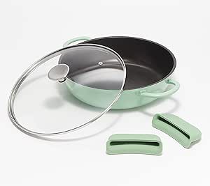 Amazon.com: Good Housekeeping 4-Quart Covered Cast Aluminum Everyday ...