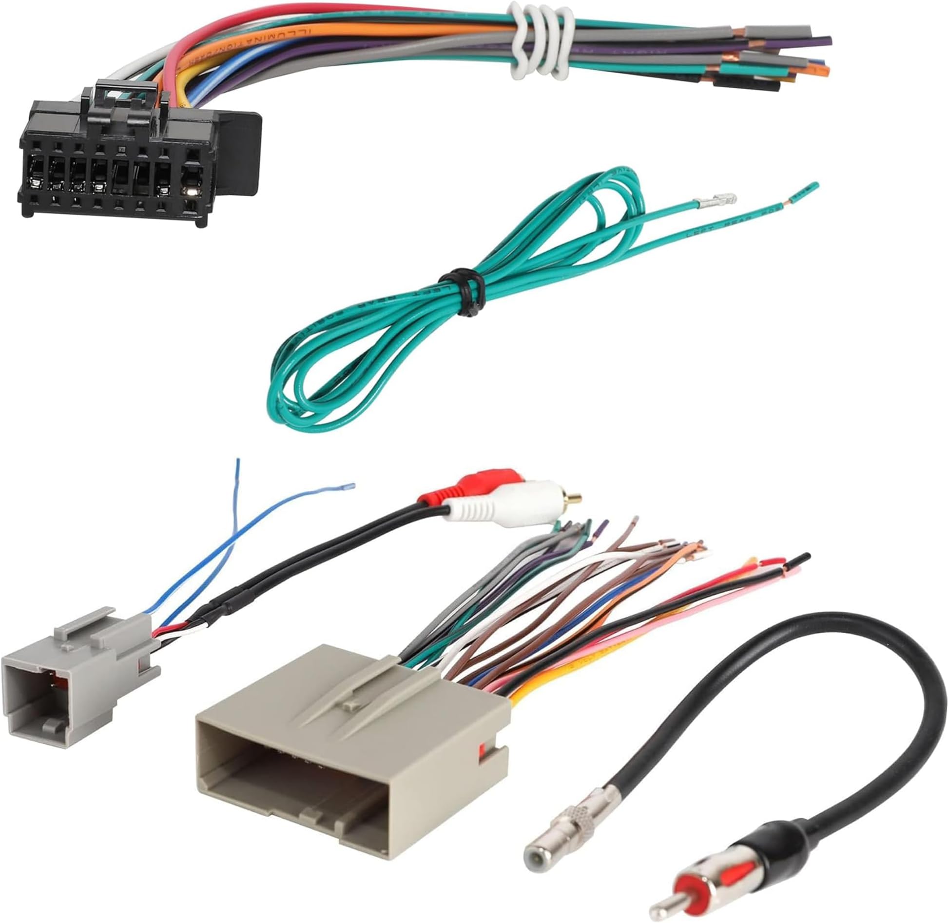 Amazon.com: NuIth Car Radio Stereo Wire Harness Connector Antenna ...
