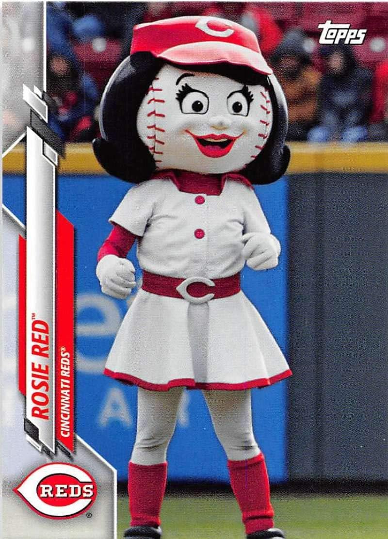 Amazon.com: 2020 Topps Opening Day Mascots Baseball #M-10 Rosie Red ...