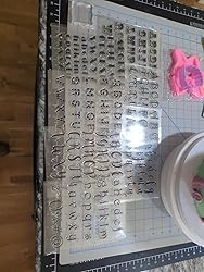 Amazon.com: Alphabet Cake Stamp Tools Cookie Stamp Set Alphabet Numbers ...