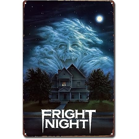 Amazon.com : Bsjuny Fright Night Classic Movie Posters 80s Horror Movie ...
