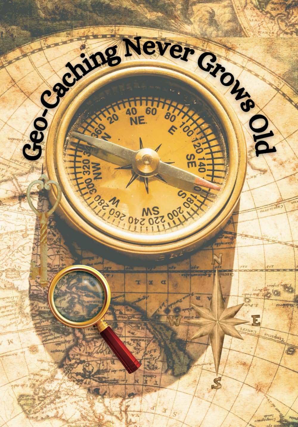 Geocaching Never Grows Old - Geocache log book: Small A5 book with ...