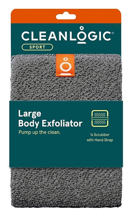 Amazon.com : Clean Logic Mens Exfoliating Body Scrubber (Pack of 6 ...