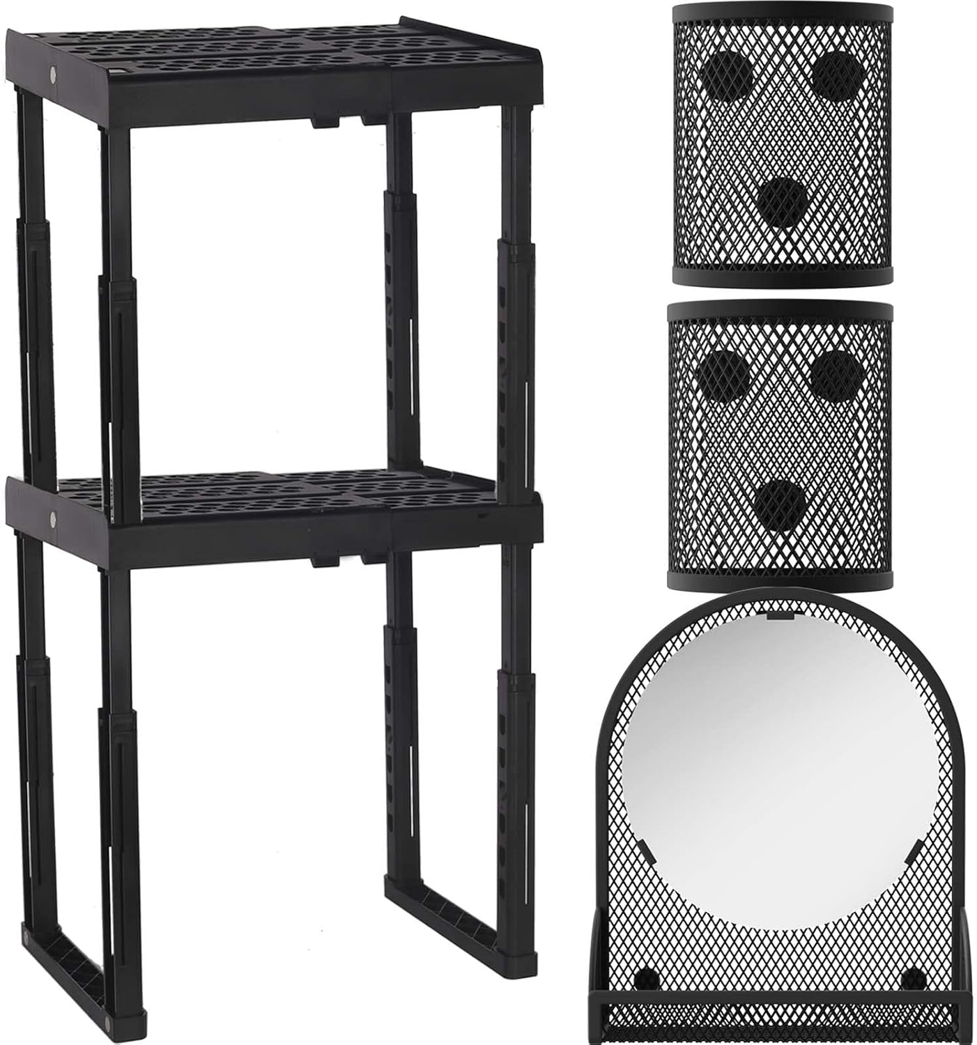 Amazon.com: Svartur Adjustable Locker Shelf Organizer with Magnetic ...