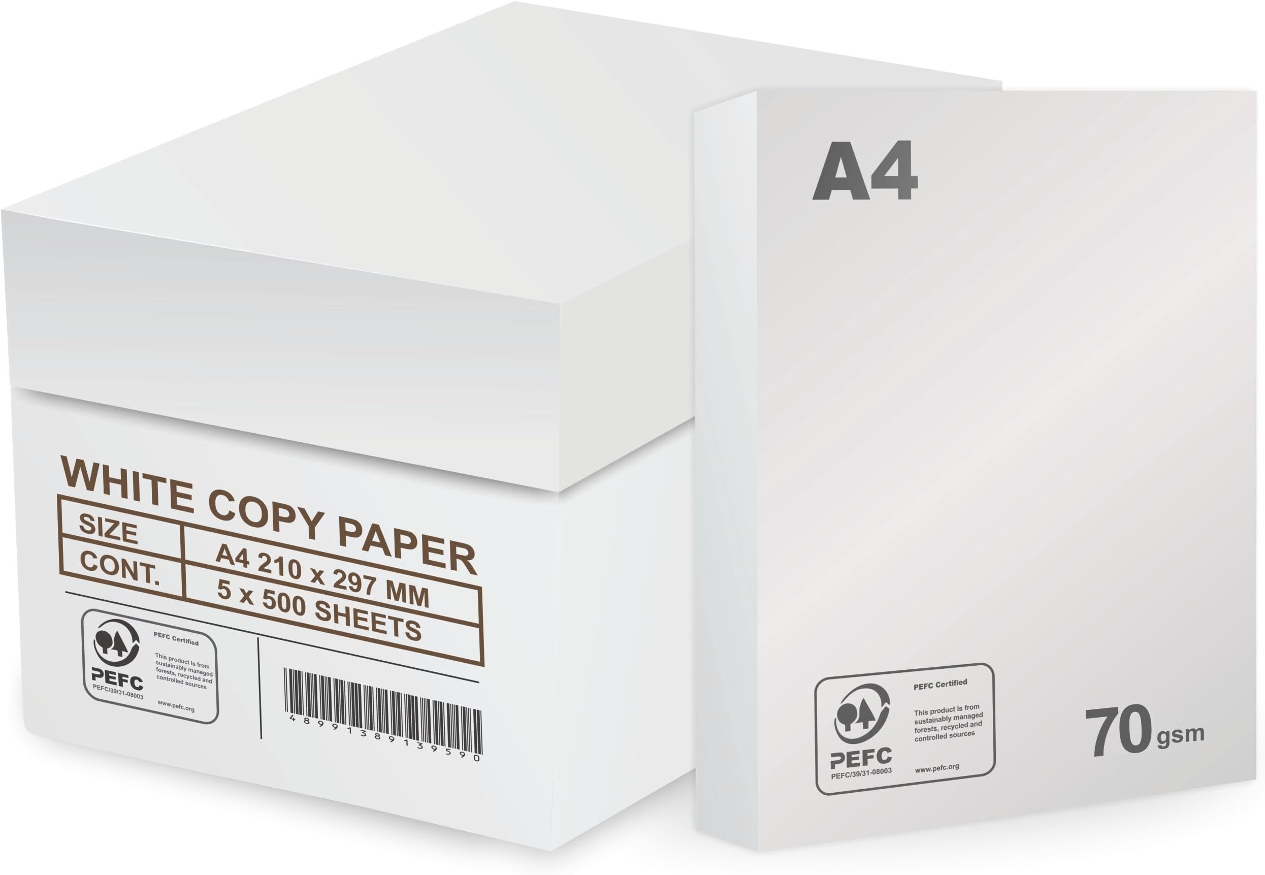 Nature Cool Premium Printer Paper - 1 Ream(500 Sheets), 70gsm White ...
