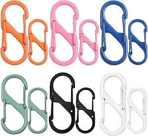 Zipper Lock 12 Pack Colorful Zipper Lock Clips,Theft Deterrent Dual ...