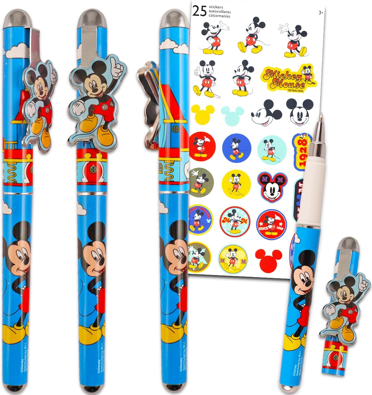 Amazon.com : Disney Mickey Mouse Pens for Adults Office Supplies Bundle ...