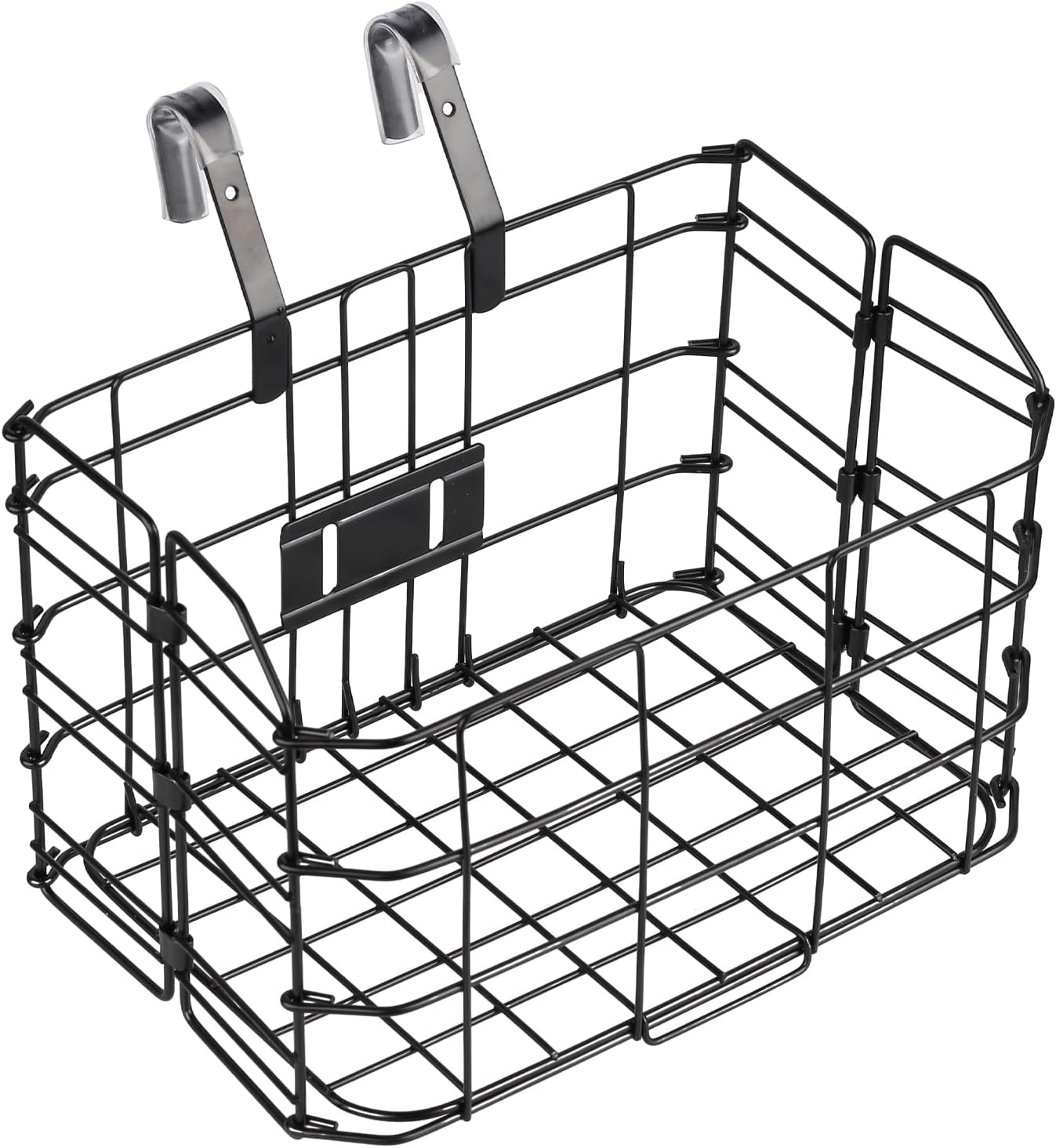 AVASTA Metal Folding Bike Basket Detachable Metal Mesh Quick Release ...