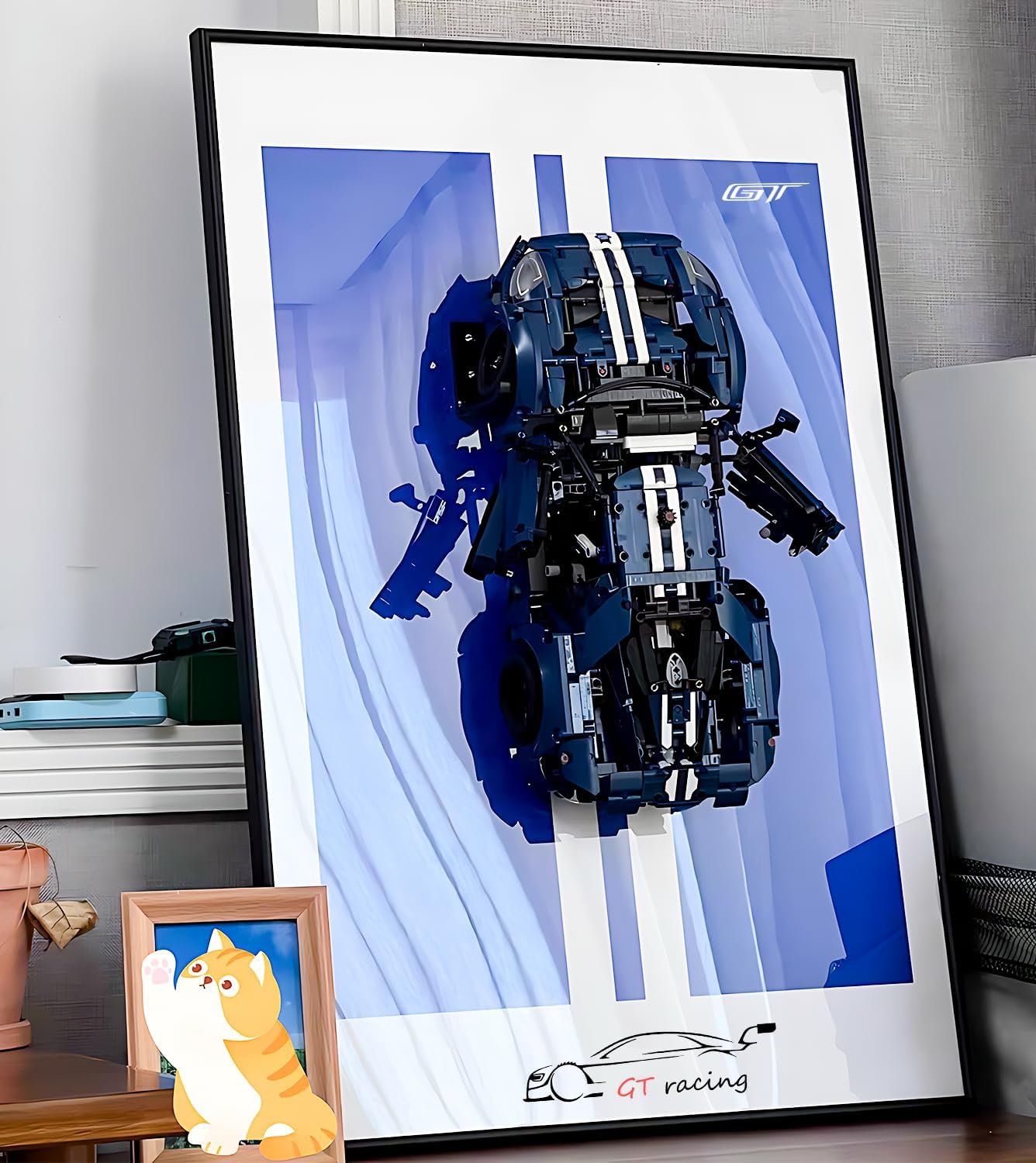 Amazon.com: iCUANUTY Display Wall Mount for Lego Technic Ford-GT 42154 ...