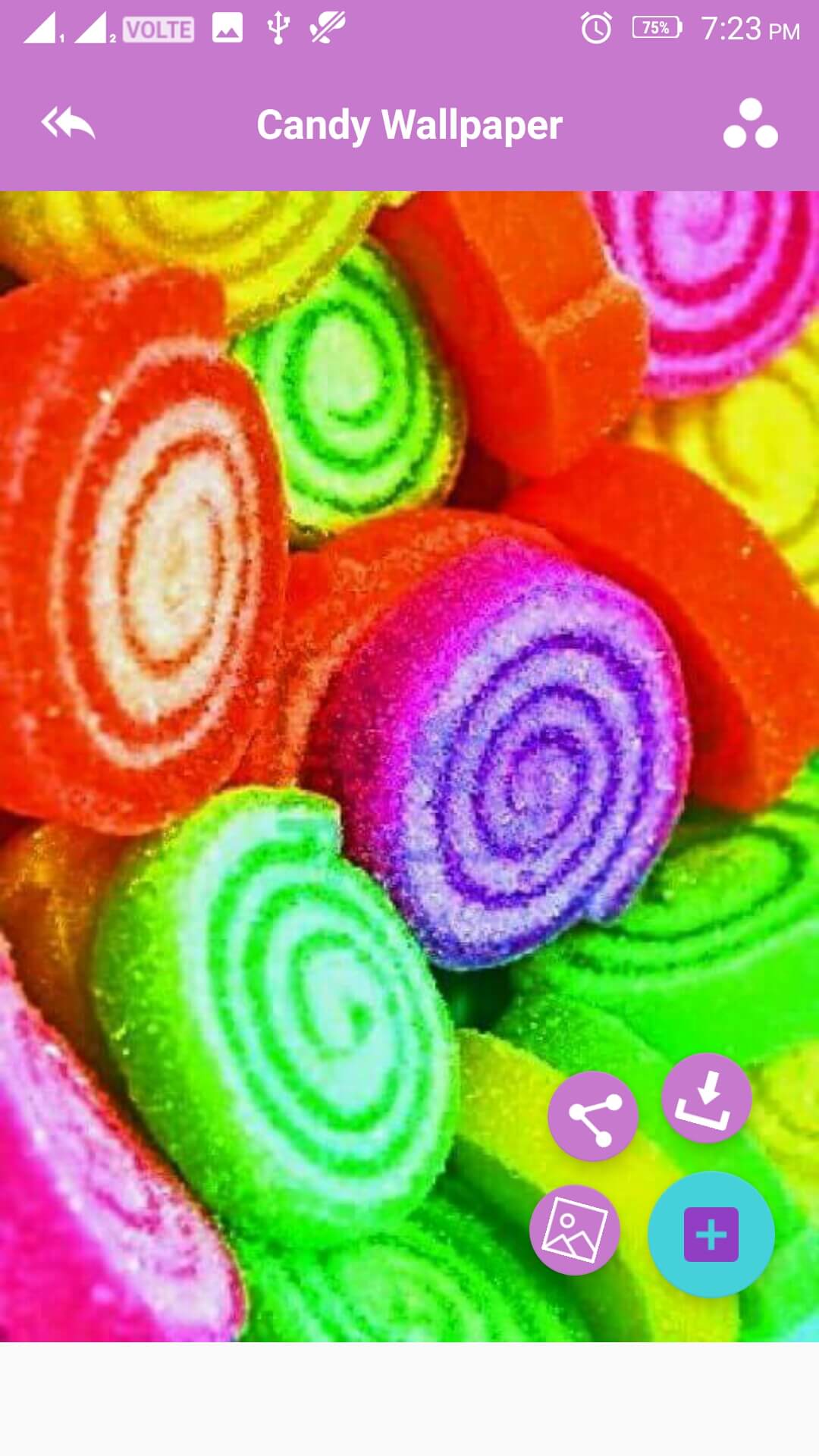Rainbow Candy Wallpaper