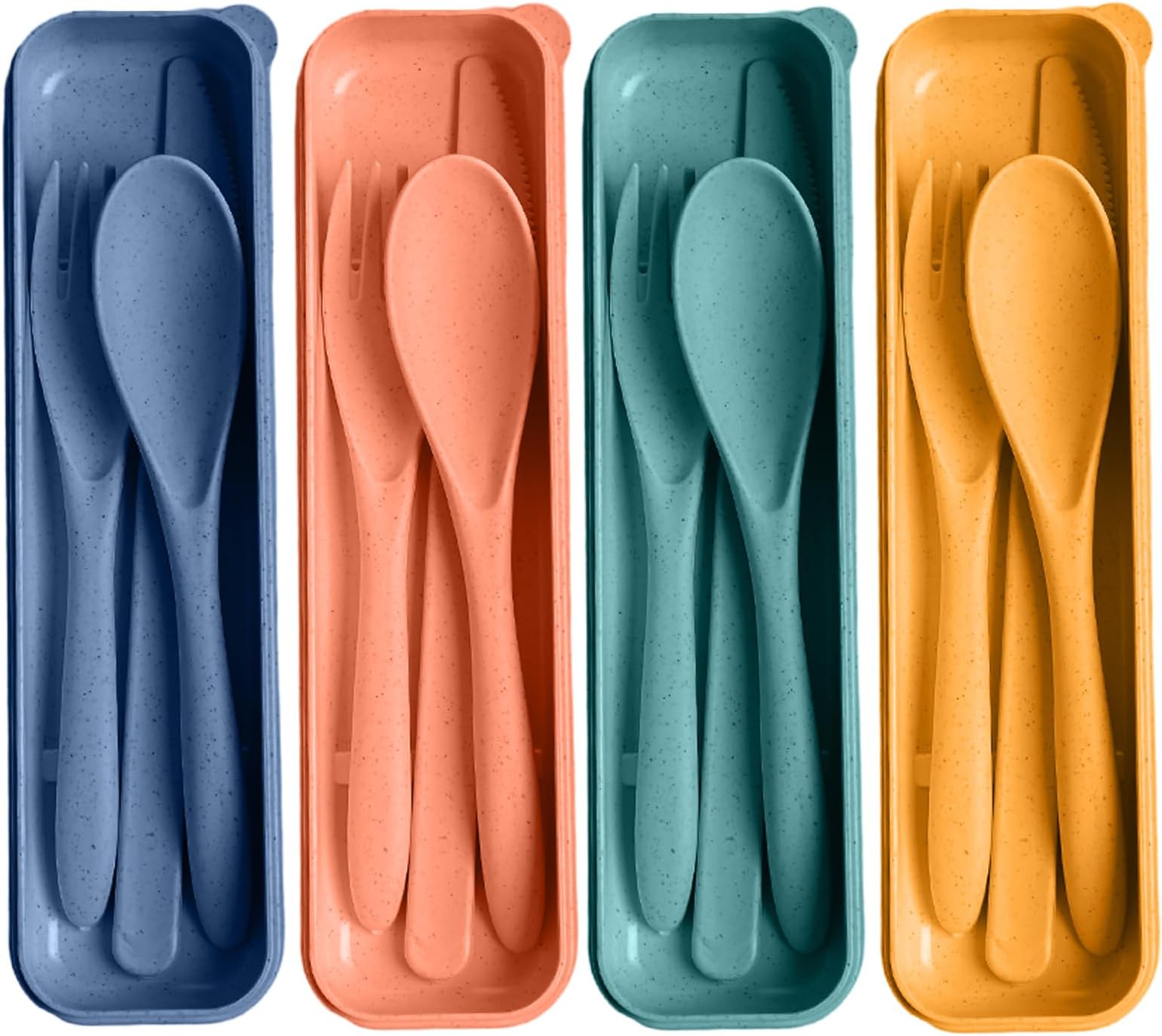Amazon.com | Tupperware Snap Together Cutlery Utensils Fork Knife Spoon ...