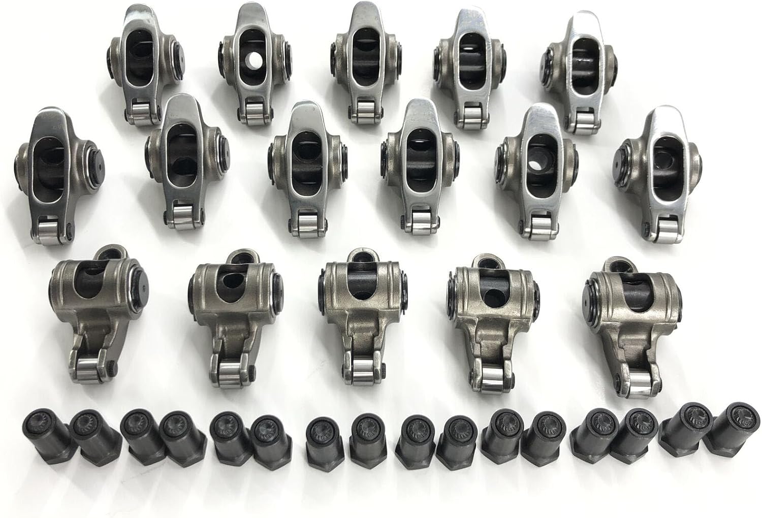 Amazon.com: SBC 350 Self-Aligning Stainless Steel Roller Rocker Arm 1.5 ...