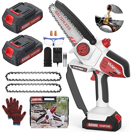 Amazon.com: PKperekond Mini Chainsaw Cordless, Mini Chainsaw 6 Inch ...