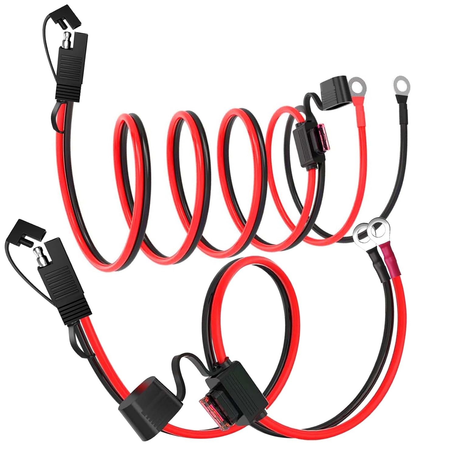 Amazon.com: Bipeoo 2FT Motorcycle Battery Charger Cord,Motorcycle ...