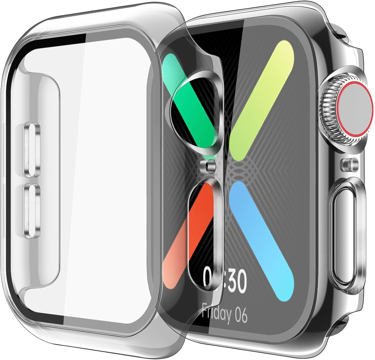 Amazon.com: idudu Case for Apple Watch Screen Protector SE 3(2025) SE 2 ...