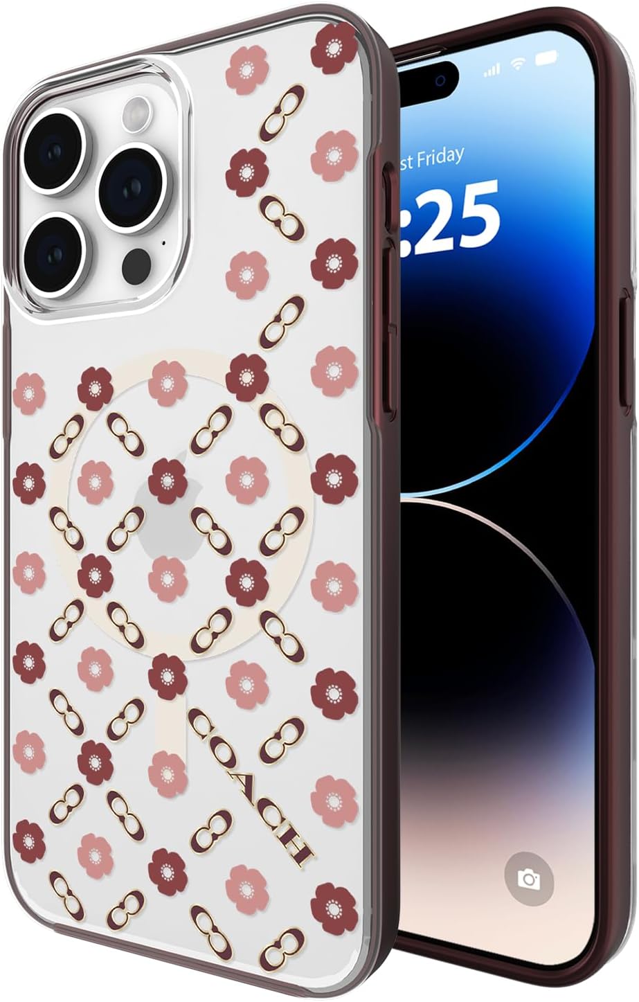 Amazon.com: Coach iPhone 15 Pro Max Case, Compatible with MagSafe - Tea ...