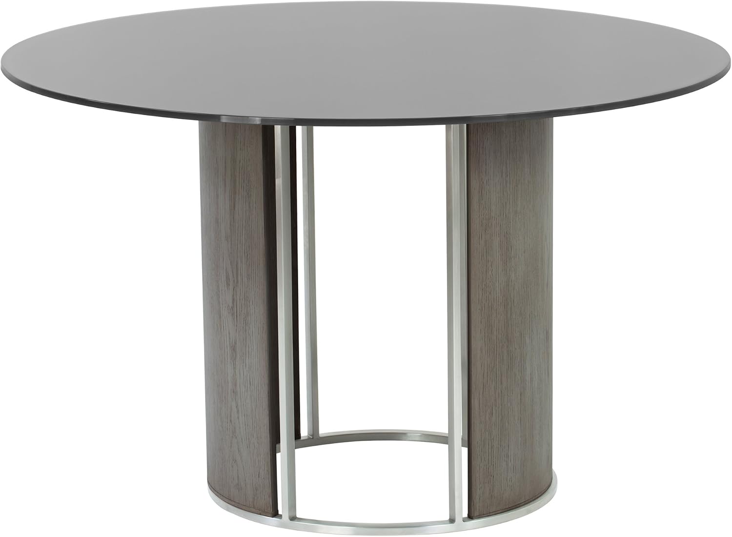 Amazon.com - Armen Living Delano Dining Table with and Brushed ...