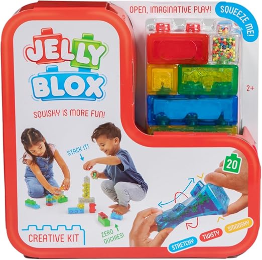 Amazon.com: Jelly Blox - Creative Kit | Squishy is More Fun! | Unique ...