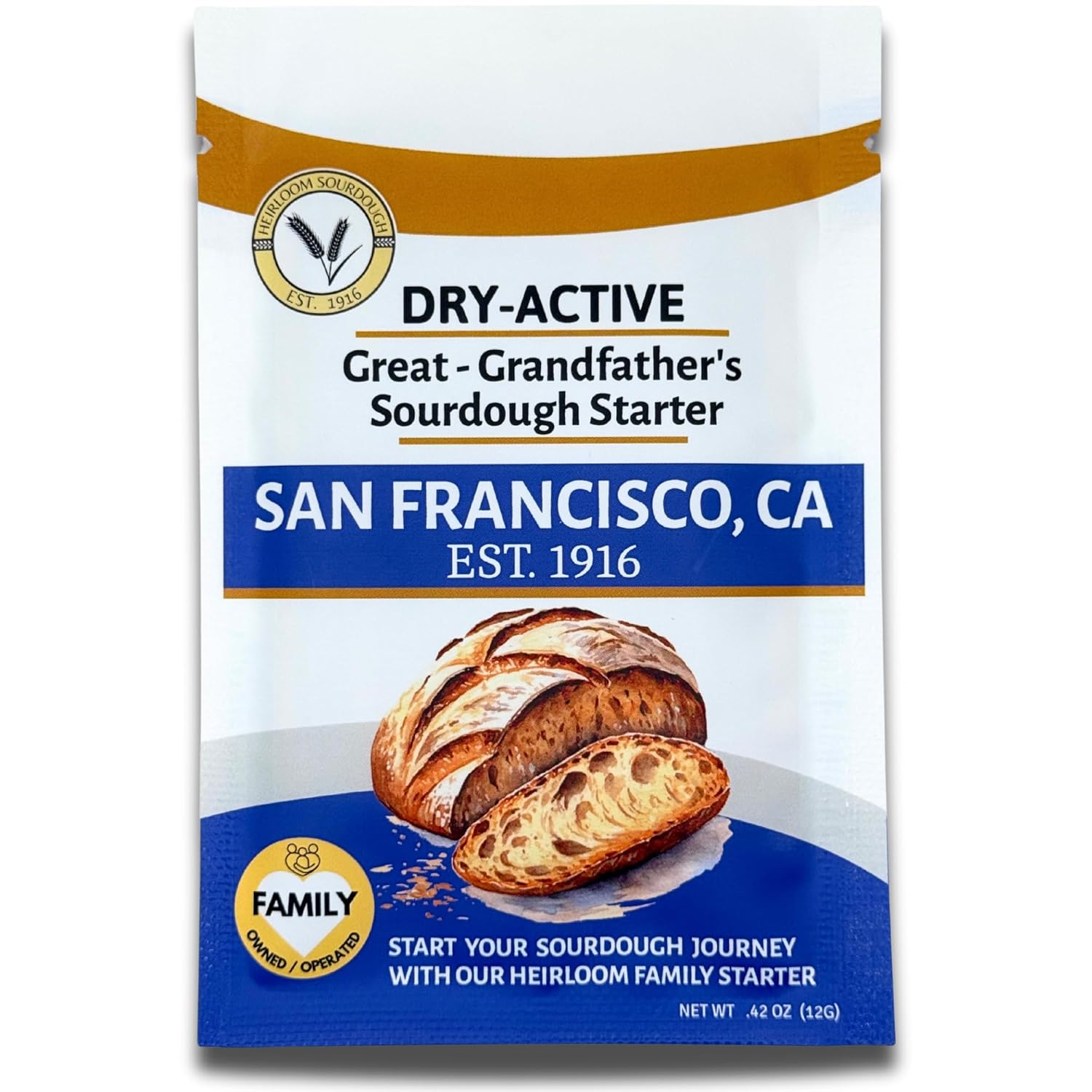 Amazon.com : 100 Year Old San Francisco Sourdough Starter | Our Great ...