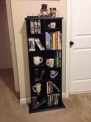 Amazon.com: Prepac 2 Column Tall Cabinet Media, Double Multimedia ...