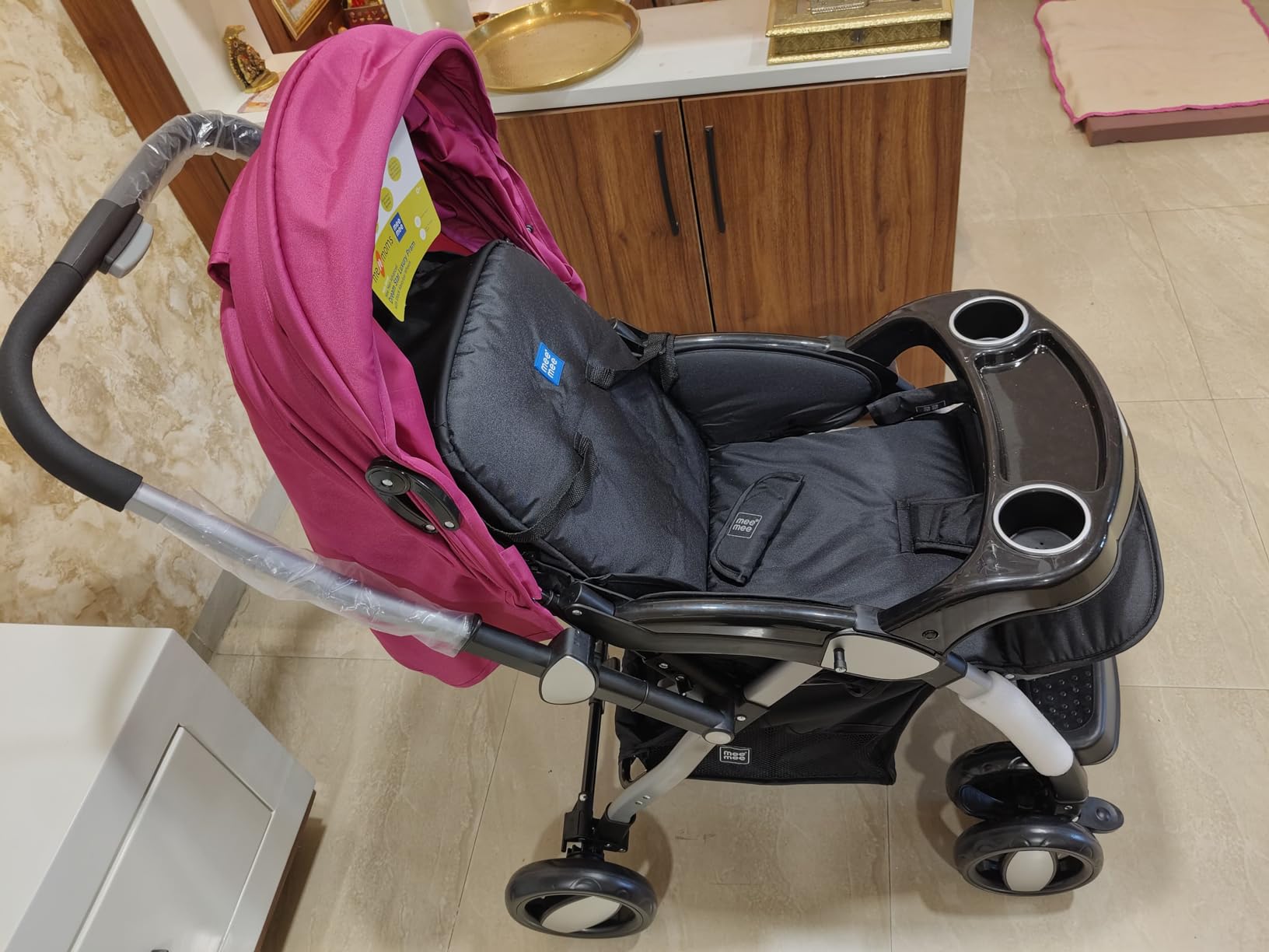 Buy Mee Mee Dream Star Luxury Baby Stroller/Pram | 5 Point Safety ...