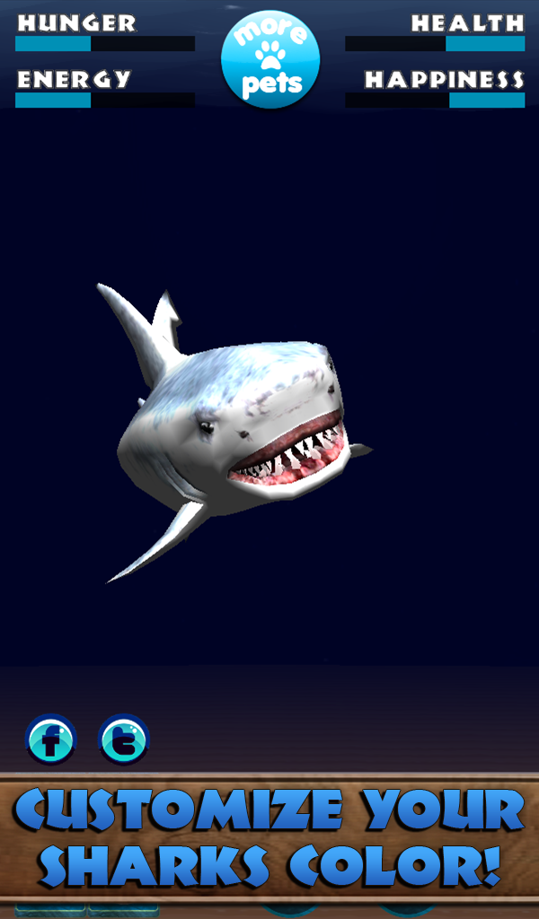 Virtual Pet Great White Shark - App on the Amazon Appstore