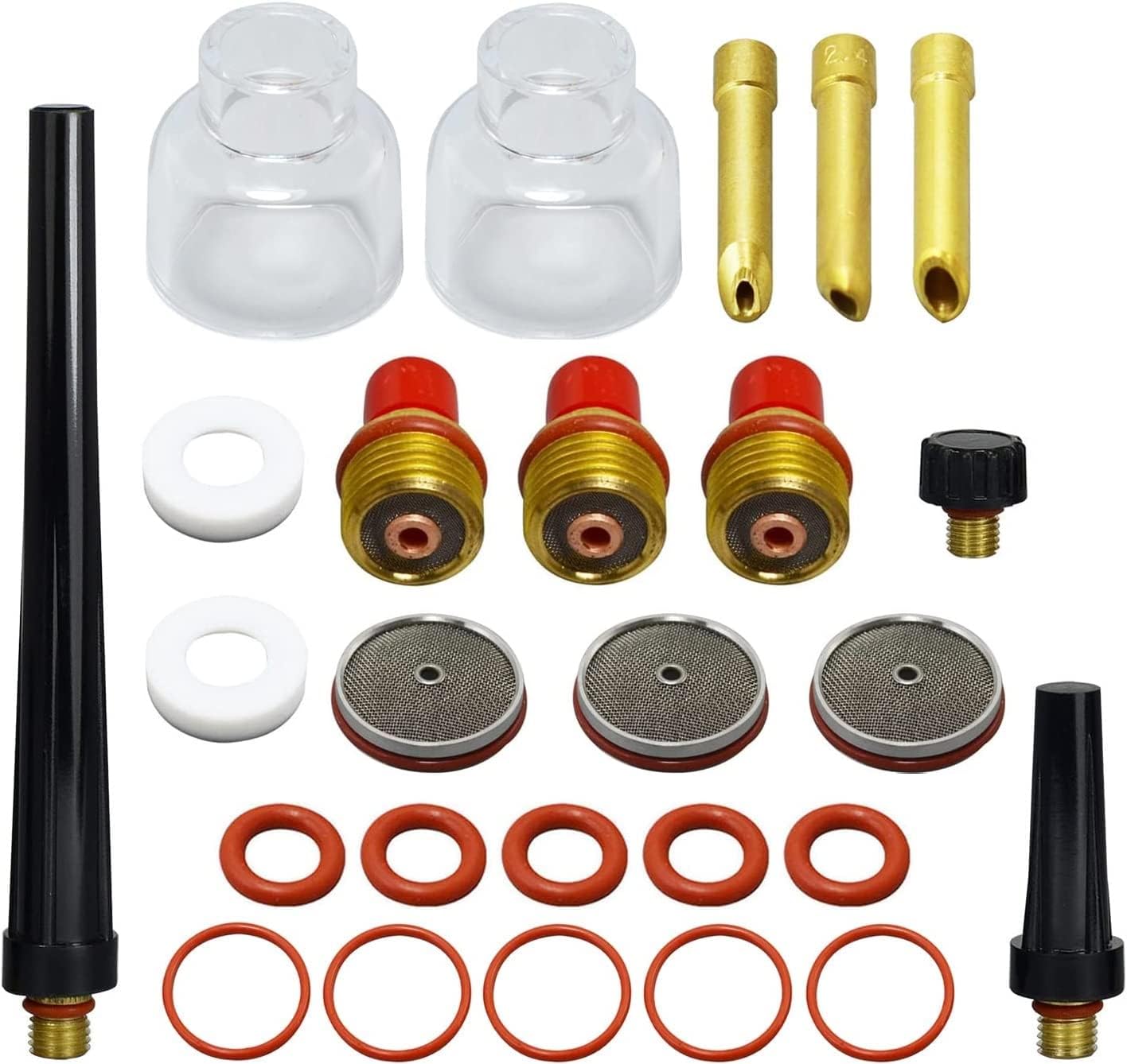 RIVERWELD TIG Gas Lens Wedge Collet Bodies 45V43 2C116GS 1/16", 45V44 ...