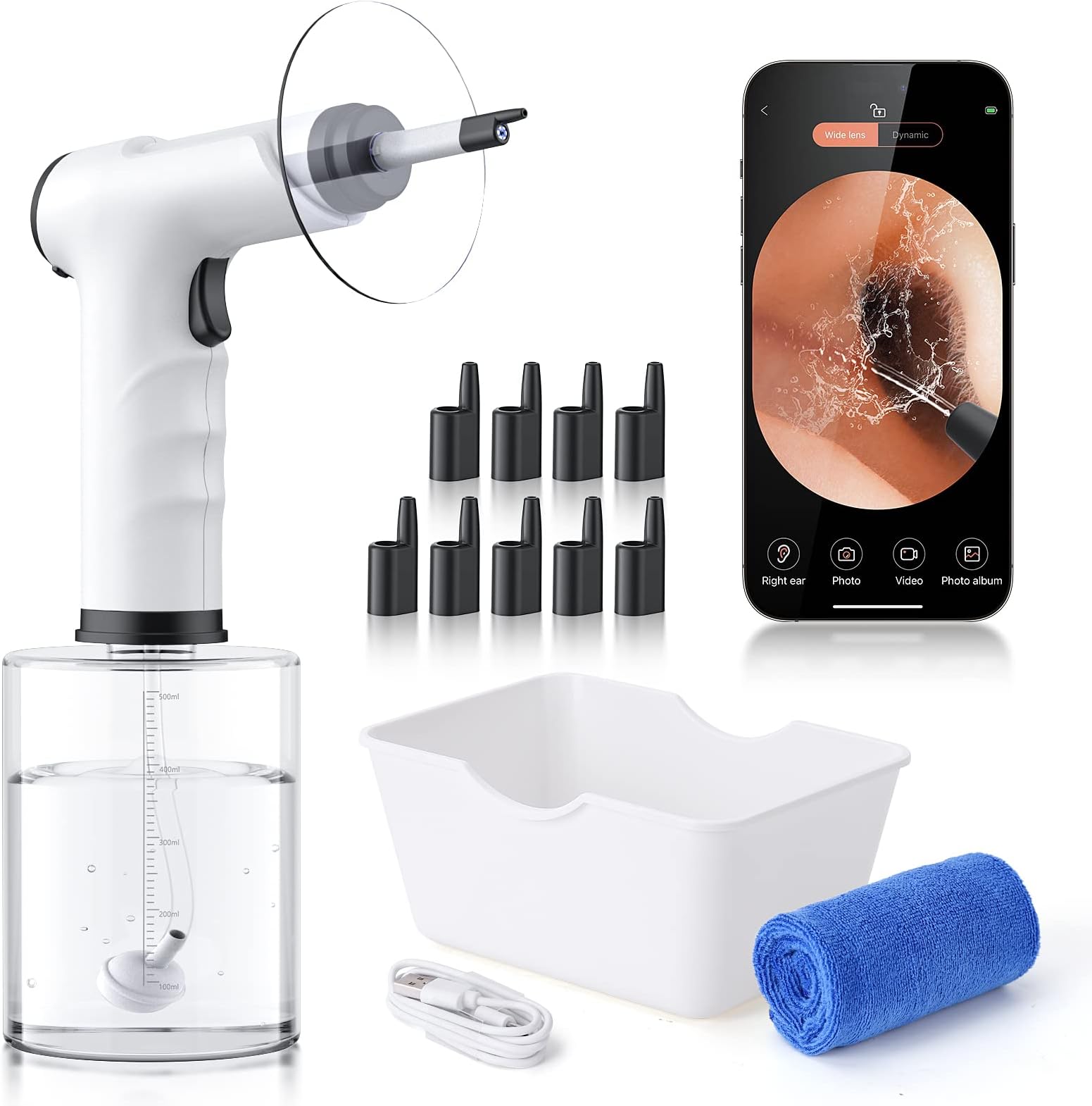 Amazon.com: Ear Wax Removal - Ear Cleaner with Camera and Light - Ear ...