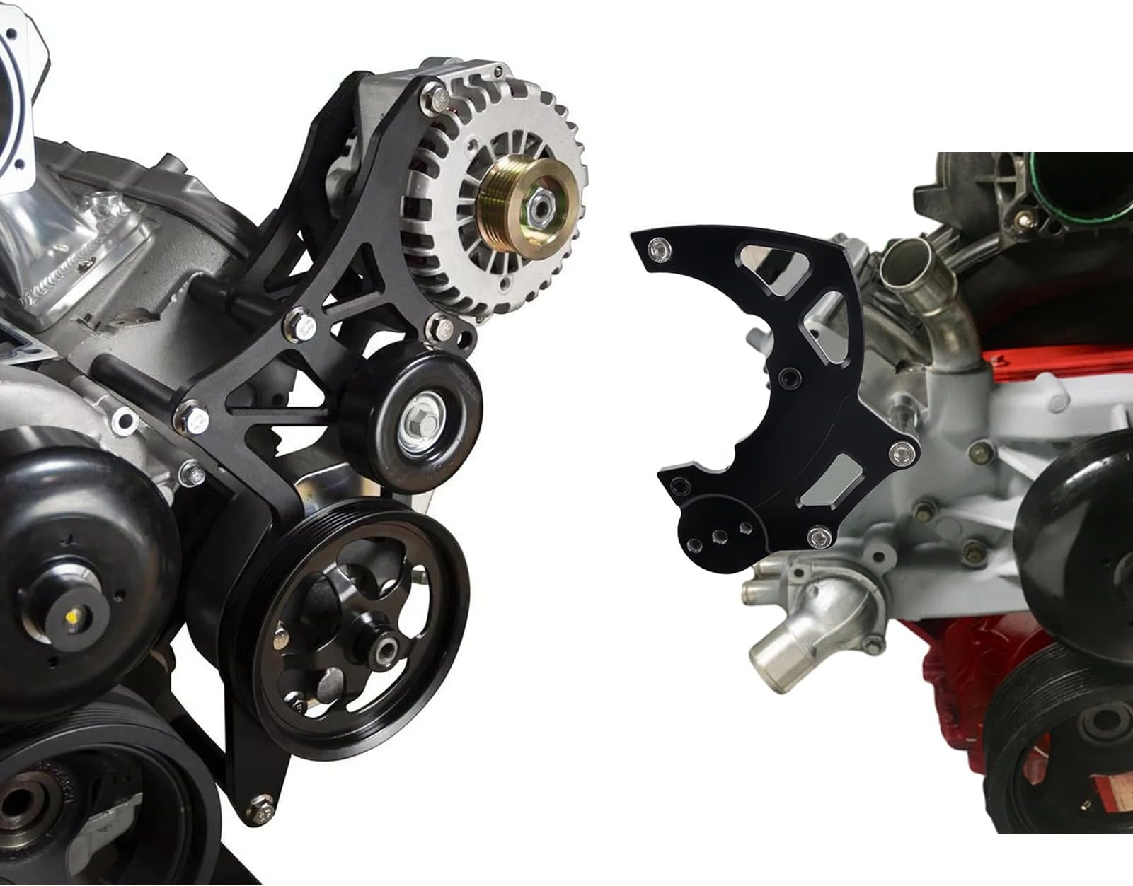 Amazon.com: Bevinsee LS R4 AC Compressor High Mount Bracket ...