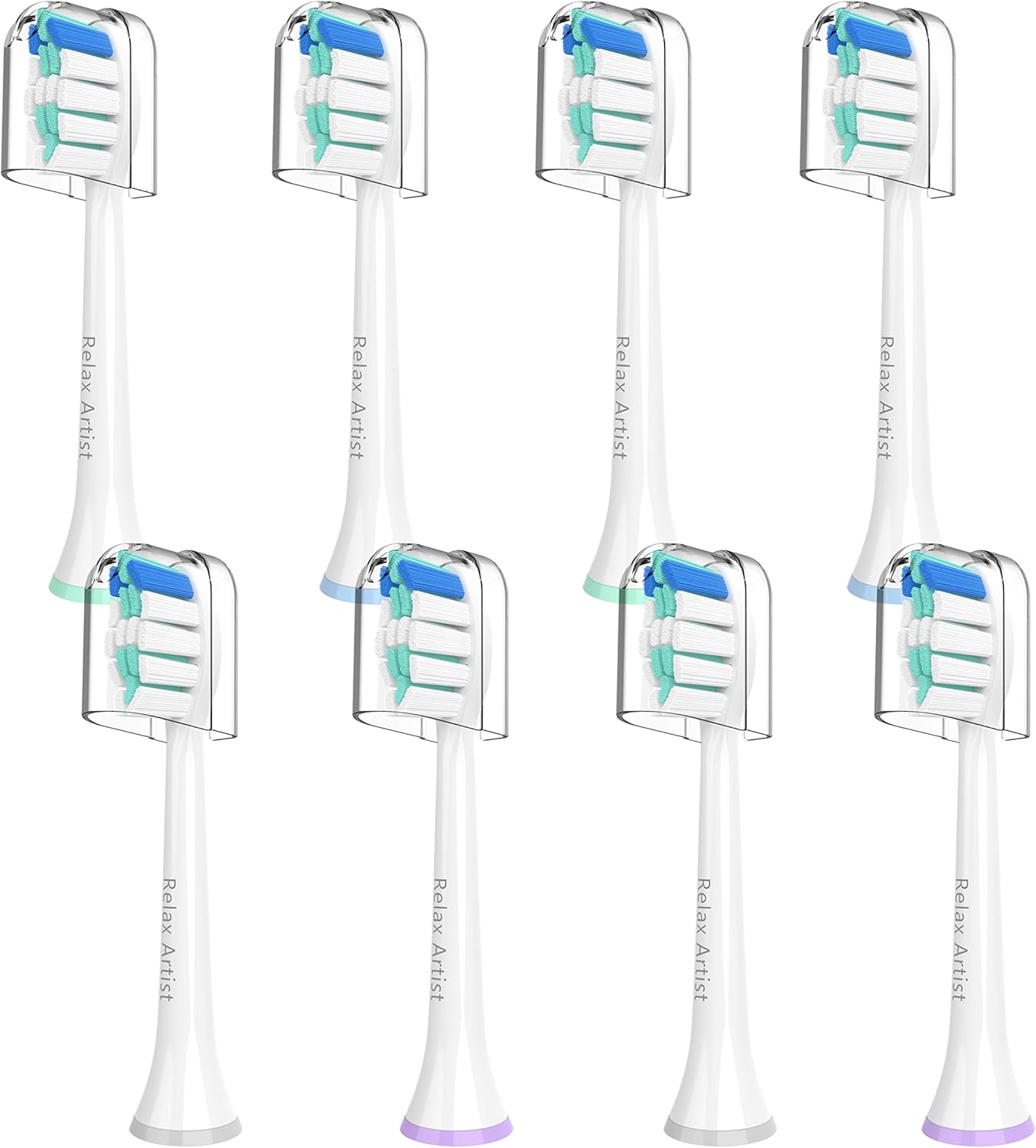 Relax Artist Toothbrush Replacement Head for Philips C2 Brush Heads, 8 ...