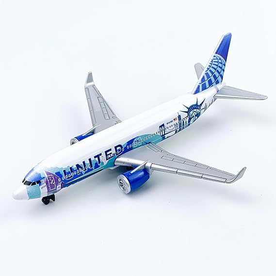 Amazon.com: AVIAMUSE Model Airplane, United N14102 Aircraft Planes ...