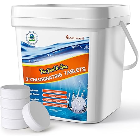 Amazon.com : Clorox Pool&Spa XtraBlue 3" Long Lasting Chlorinating ...